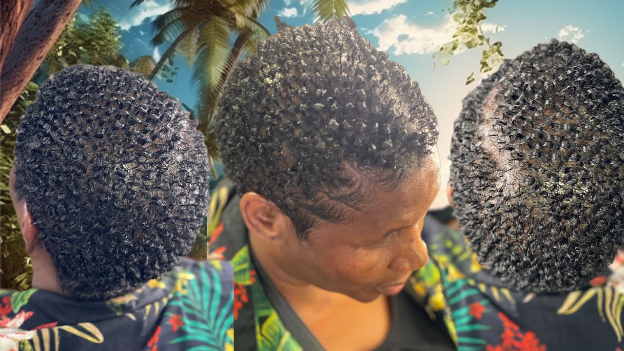 Grandma’s Pineapple/Popcorn hairstyles with a dye #subscribe #hairstyle ...