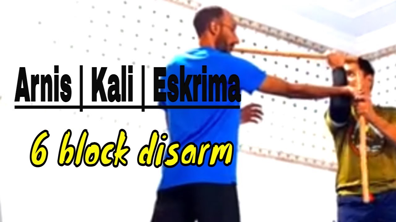 Arnis disarming techniques (6 block tutorial) - Filipino Martial Arts - YouTube