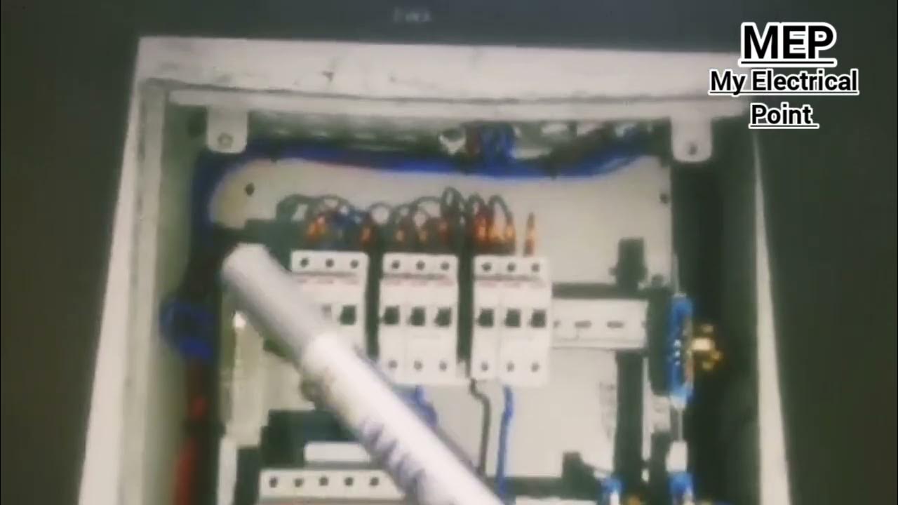 Distribution db box wiring connection || - YouTube