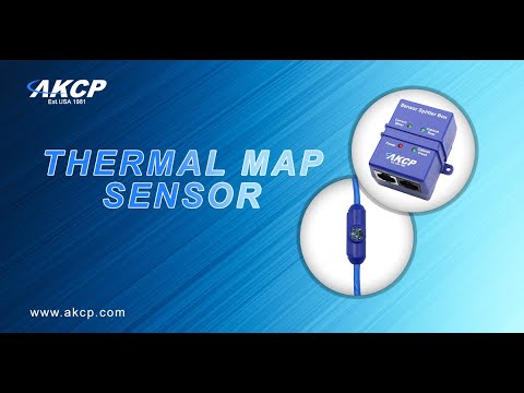 AKCP Cabinet Thermal Map Sensors - YouTube