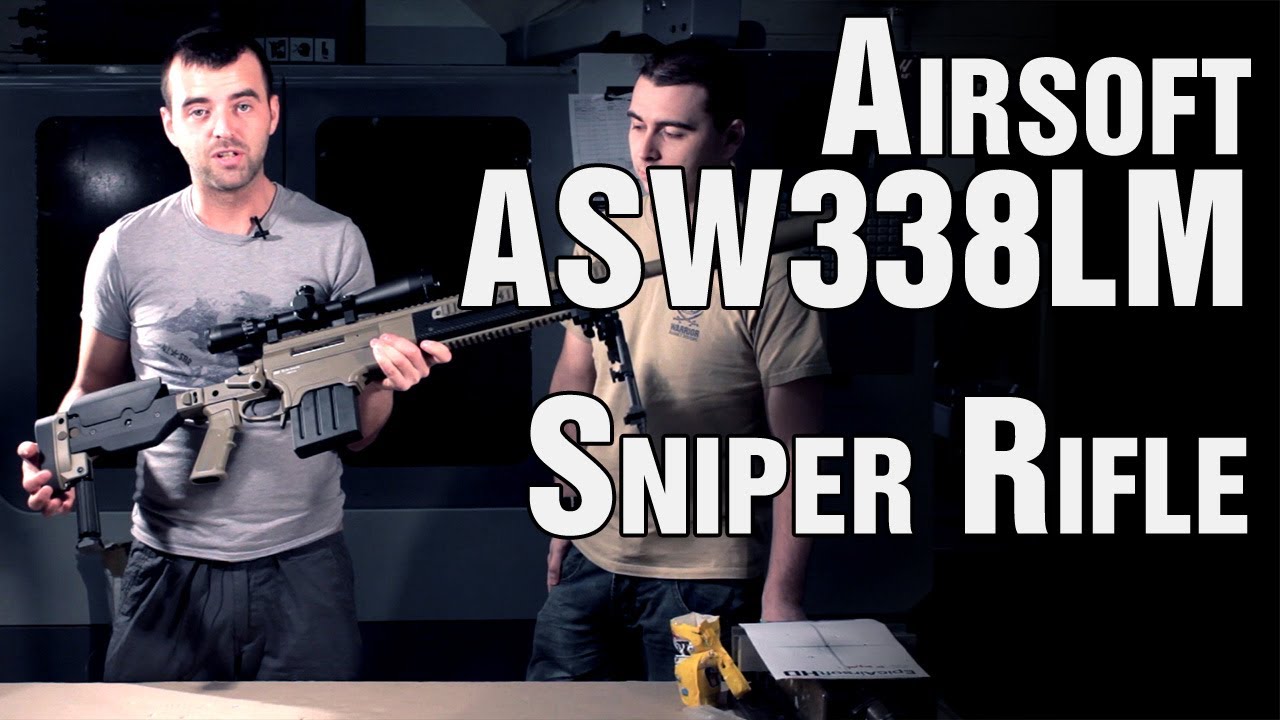 ASG Ashbury ASW338LM Airsoft Sniper Rifle Shooting Test - EpicAirsoftHD ...