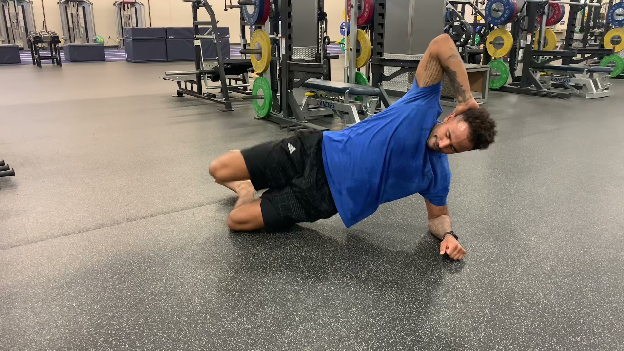 Short Lever Side Plank Clamshell Lift - YouTube