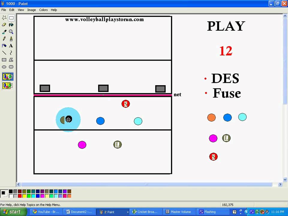 Volleyball Plays - How to run volleyball plays - Trick Play 12 - YouTube