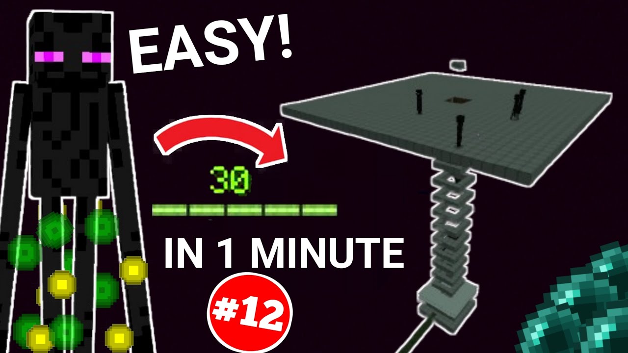 Easy Enderman Farm tutorial in Minecraft 1.21 [ Java + Bedrock ] - YouTube