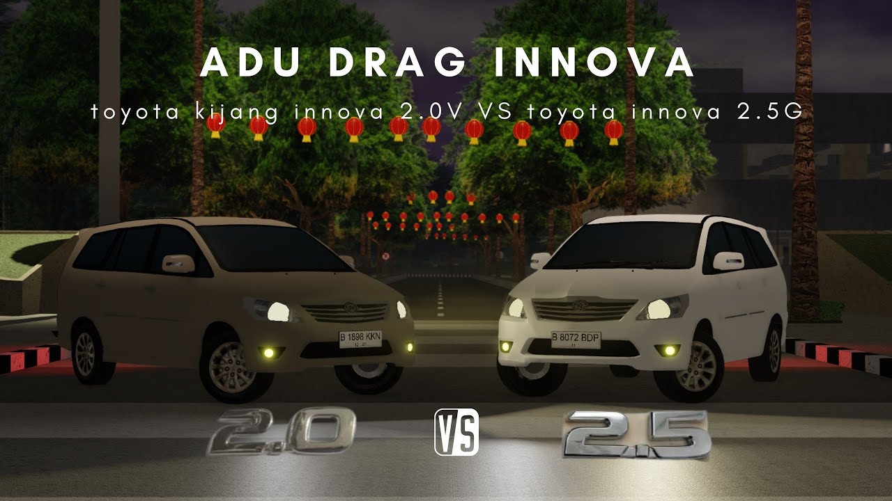 Adu Drag Race Kijang Innova Bensin VS Innova Diesel | Roblox CDID - YouTube