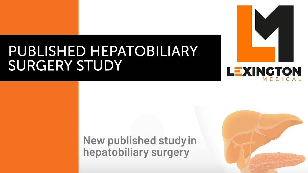 Published Hepatobiliary Surgery Study - YouTube