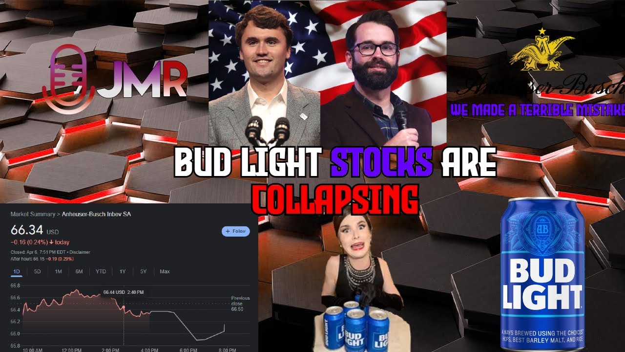 Bud Light trans activist ads BACKFIRE MASSIVELY stocks are DOWN & Matt ...