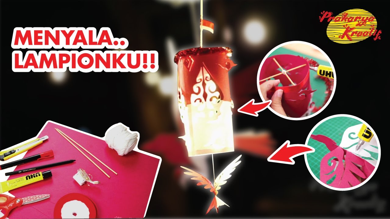 Membuat lampion merdeka 17 Agustus. Lampion Merah putih karya anak ...