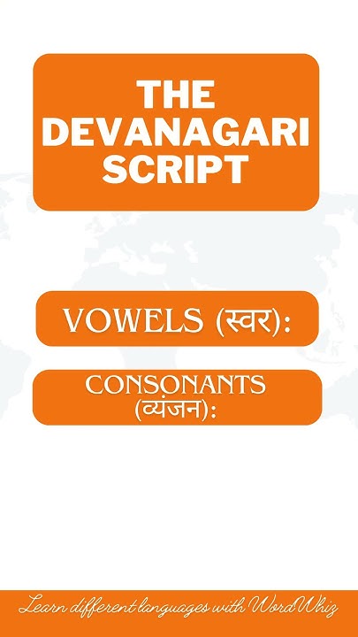 The Devanagari Script of Hindi Language ''' Learn Hindi Languages with Wordwhihz - YouTube