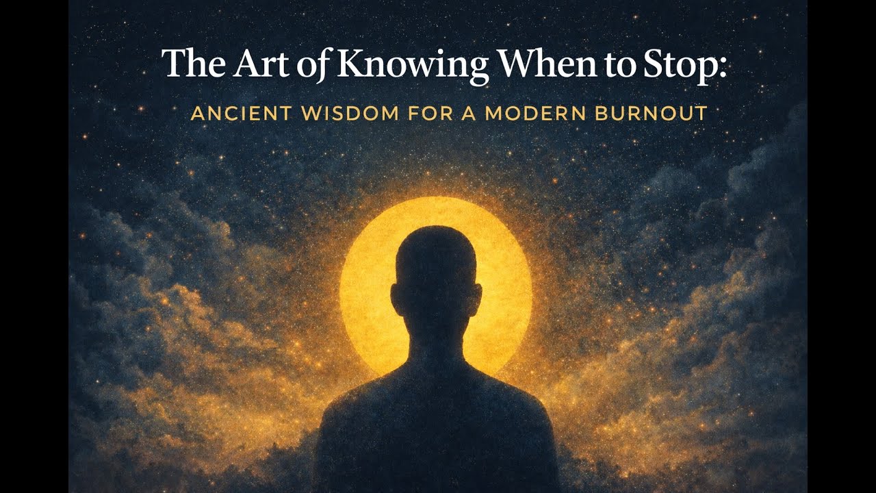 The Art of Knowing When to Stop: Ancient Wisdom for a Modern Burnout ...