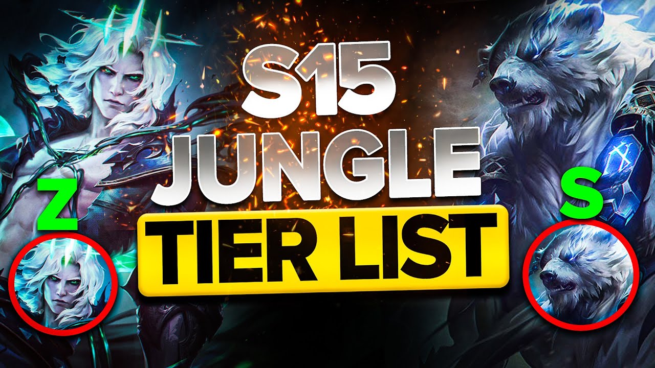 S15 JUNGLE TIER LIST (COMPLETE LIST) - YouTube