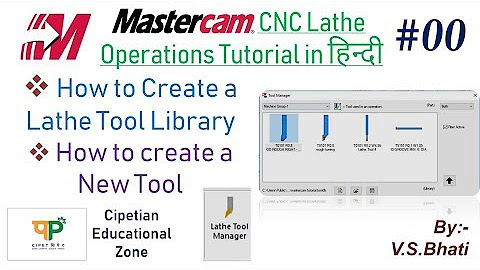 Mastercam CNC Lathe Operation Tutorials - YouTube