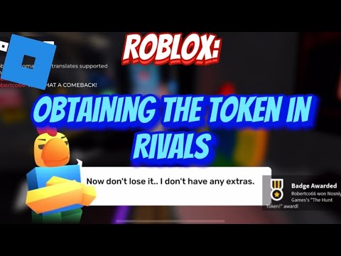 Roblox: Obtaining The Token in RIVALS - YouTube