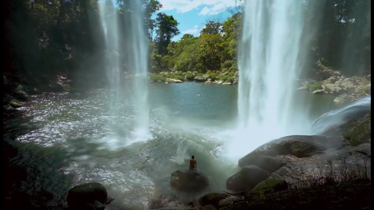 Relaxing and Refreshing Waterfall - YouTube