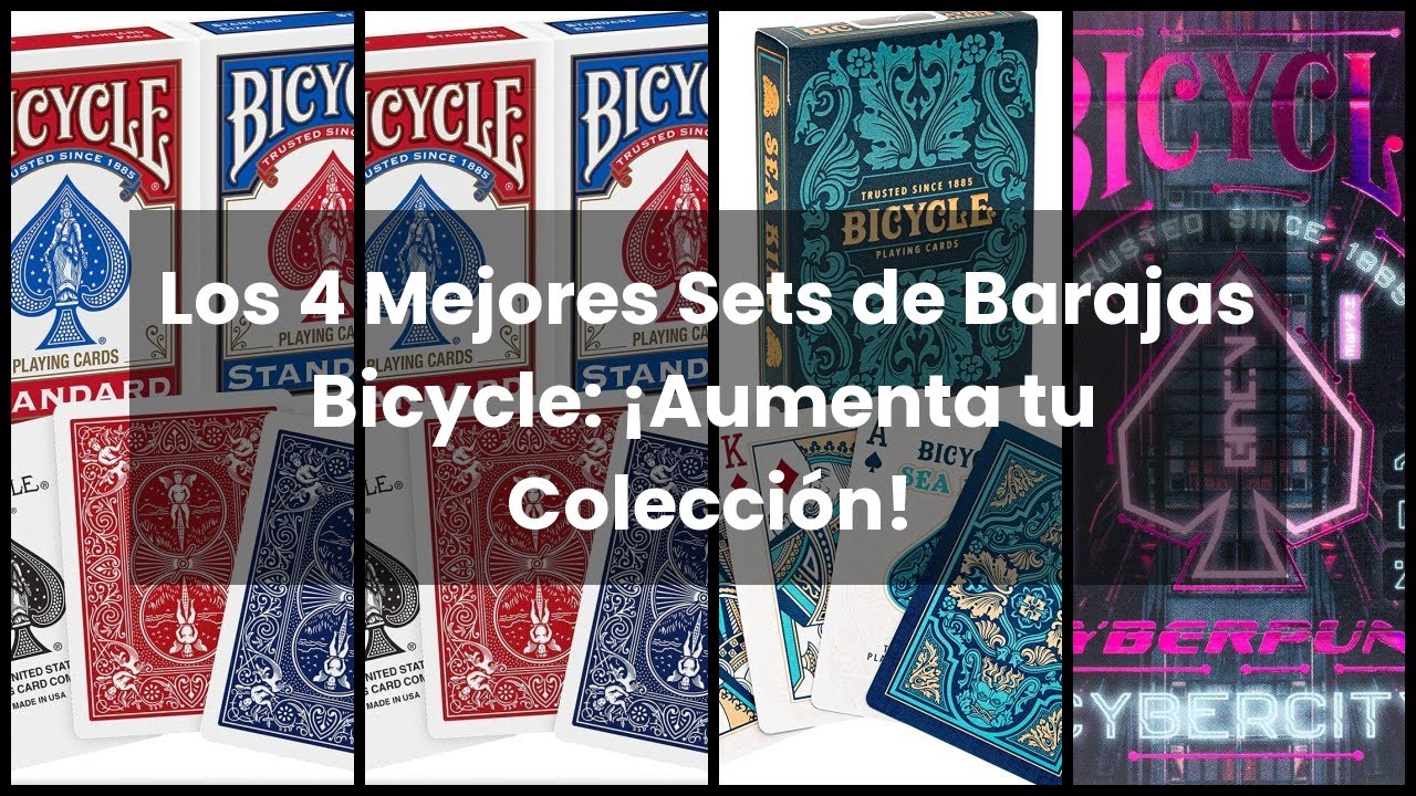 BARAJA BICYCLE: Los 4 Mejores Sets de Barajas Bicycle: ¡Aumenta tu ...