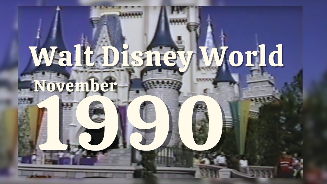 2 hours of nostalgic 1990 Walt Disney World - YouTube