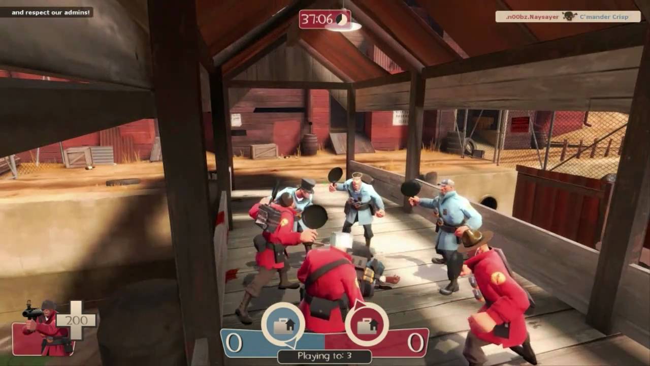 {HD} Team Fortress 2 Funny Soldiers Frying Pan ! - YouTube