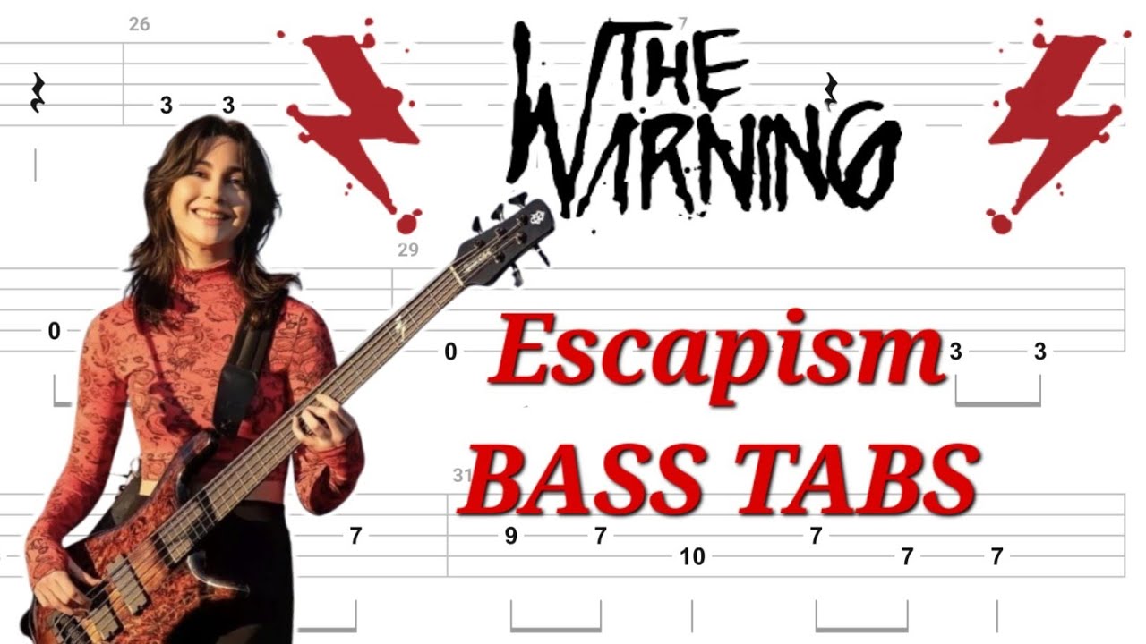 The Warning - Escapism BASS TABS | Cover | Tutorial | Lesson - YouTube