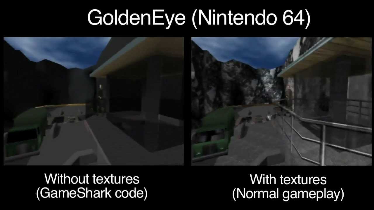 GoldenEye (Nintendo 64) - Texture Mode Comparison - YouTube