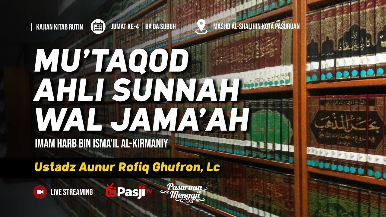 ORANG-ORANG TERBAIK SETELAH ROSULULLOH ﷺ | Ustadz Aunur Rofiq Ghufron ...