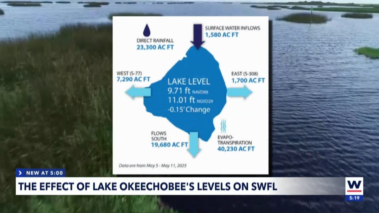 Low Lake Okeechobee levels spark concern, hope for Southwest Florida ...