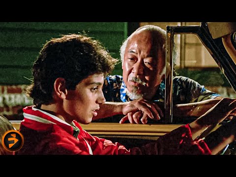 Mr. Miyagi's Balance Lesson | THE KARATE KID