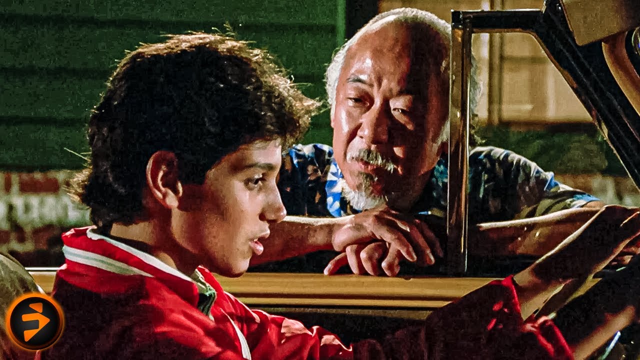 Mr. Miyagi's Balance Lesson | THE KARATE KID - YouTube