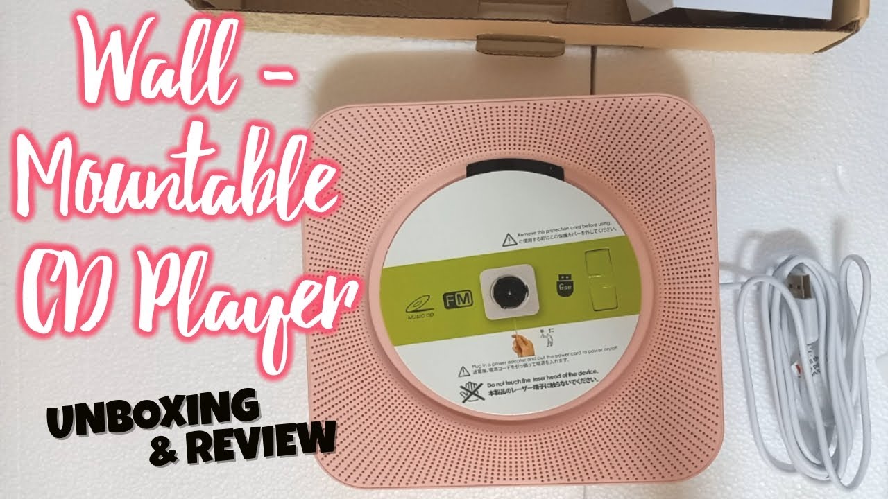CD Player (Wall Mountable) Unboxing | K-Pop Fan Essential Item/Must ...