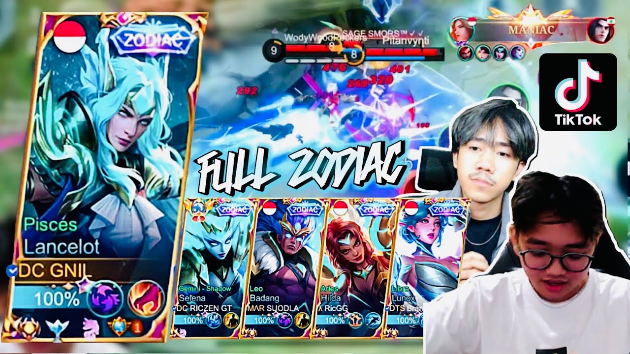 FULL SKIN ZODIAC LANCELOT KU AUTO SEREESEETT BERSAMA TOP GLOBAL DAN ...