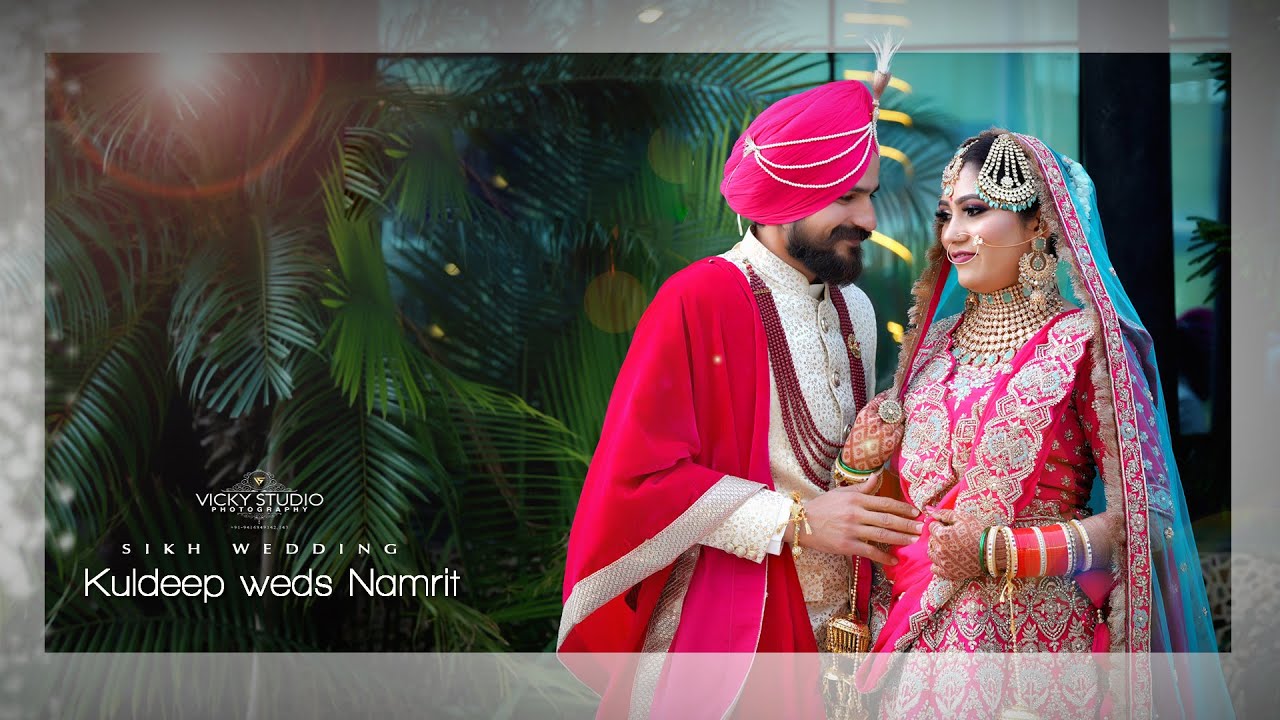 KULDEEP & NAMRIT # SIKH WEDDING TEASER 2022 #VICKY STUDIO PHOTOGRAPHY ...