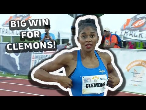Christina Clemons Defeats World Champion Danielle Williams In 100m ...