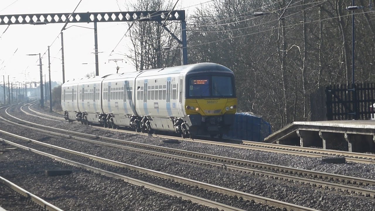 Great Northern Class 365 arrives at Huntingdon (9/2/15) - YouTube