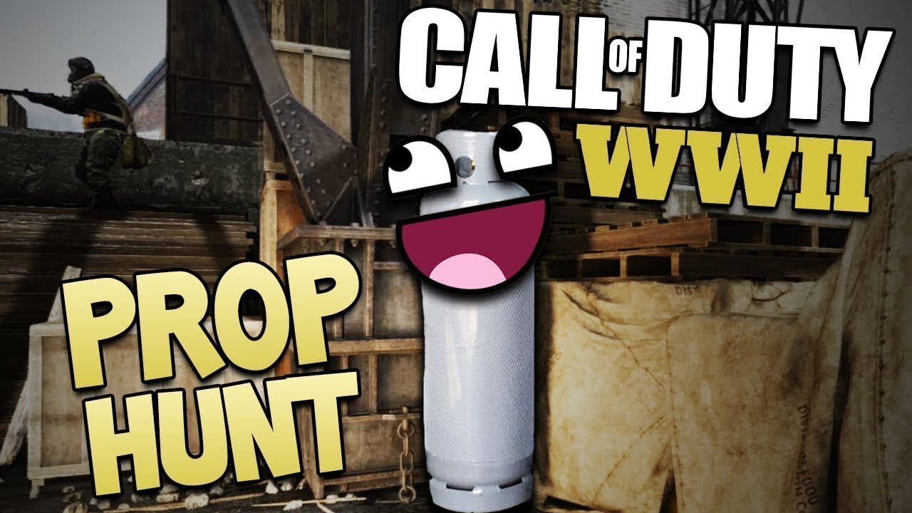 Call of duty ww2 prop hunt - YouTube