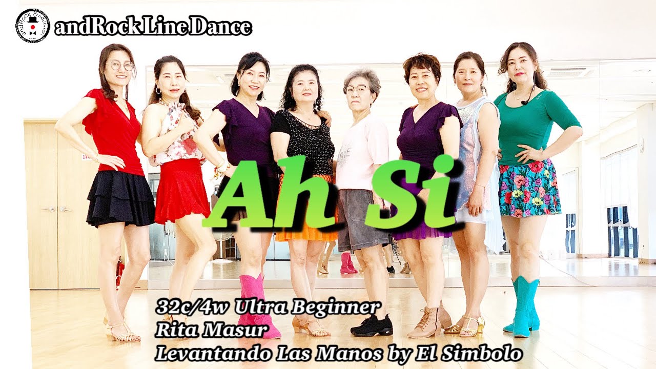 Ah Si Line Dance(Ultra Beginner) - Demo - YouTube
