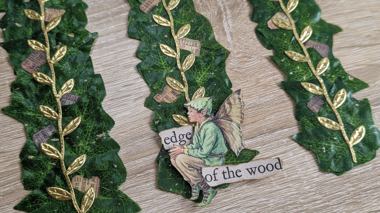 "Enchanted Leaf" Belly Bands ~ Fairy Junk Journals ~ Junk Journal Belly ...