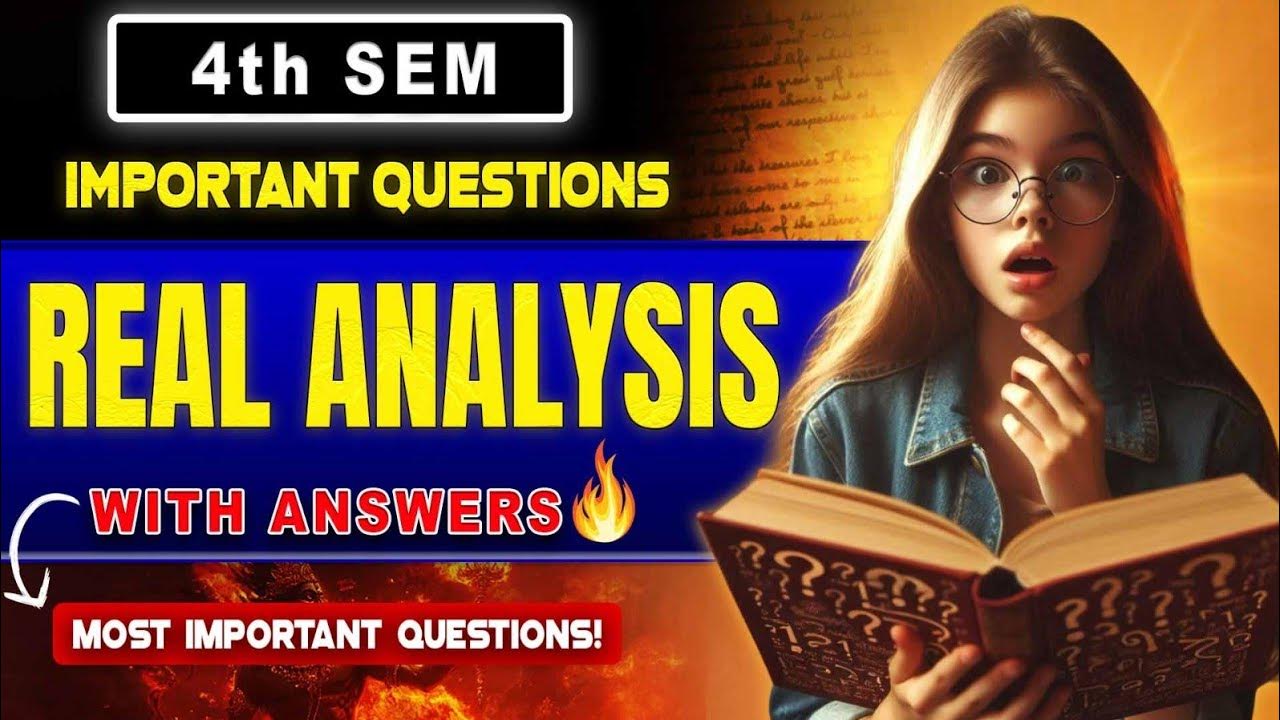 4th Sem Maths Real analysis important Questions | 4th Sem Maths imps #realanalysis - YouTube