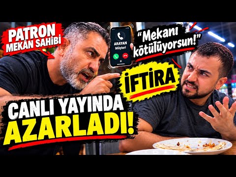 Mekandan haksız yere kavuldum. Edebsizin biri bana iftira atıp mekanı kötülediğimi söylemiş canlıda