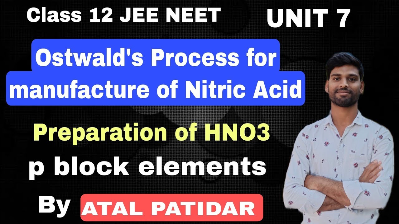 Ostwald's Process for manufacture of Nitric Acid।।Preparation of HNO3 ...