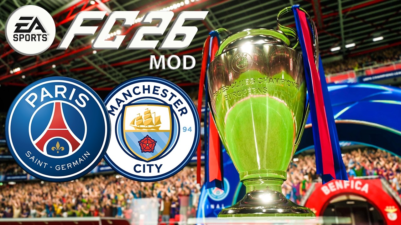 FC 26 PSG vs MAN CITY | PS5 PRO GRAPHIC MOD | REALISTIC FC 25 PC MOD ...