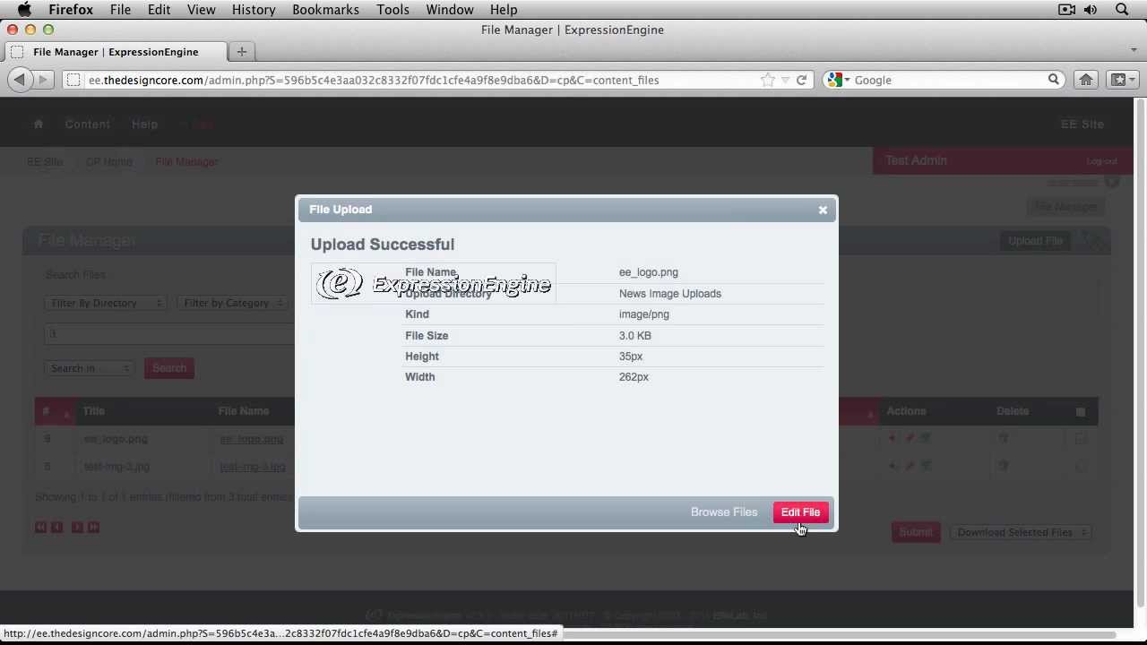 Episode 3 : The File Manager | ExpressionEngine - YouTube