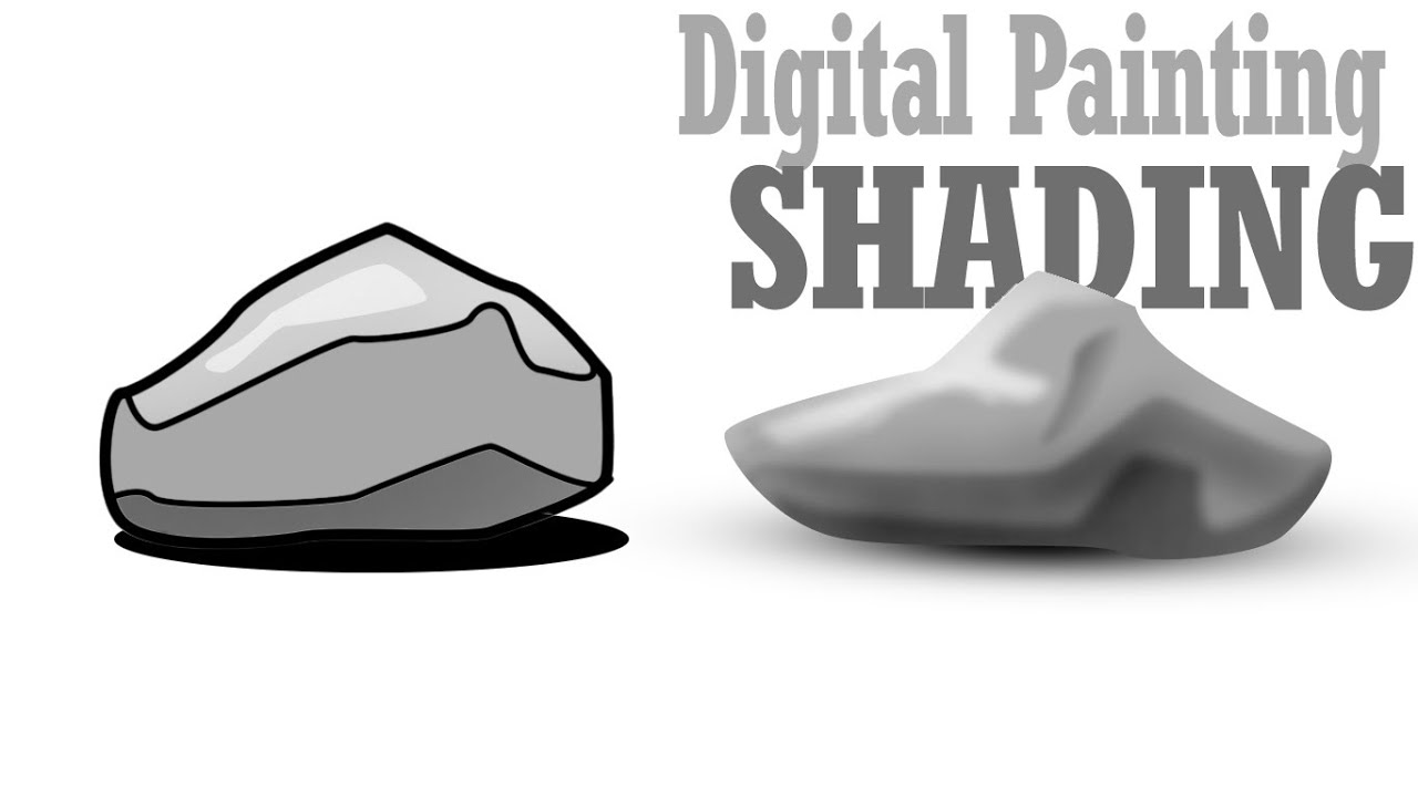 Digital Painting Tutorial: Basic Shading in Photoshop - YouTube