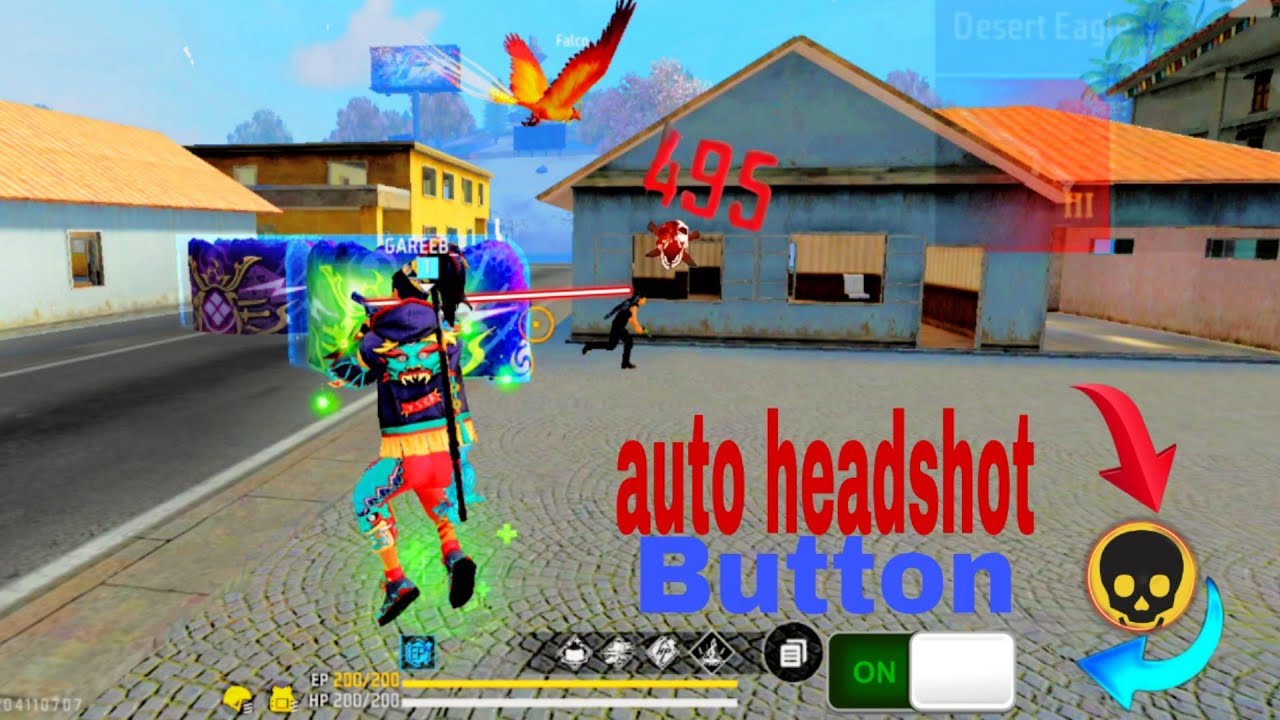 Free fire OB47 new auto headshot button | how to enable auto headshot button #freefire # ...