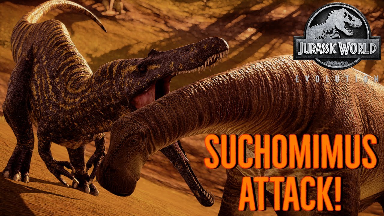 Suchomimus ATTACK! - Life in the Cretaceous || Jurassic World Evolution ...