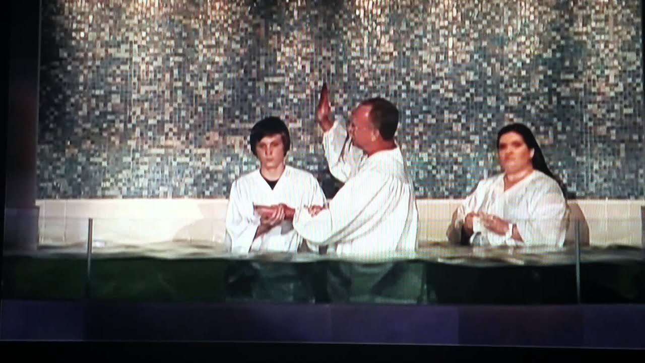Rutledge Family Baptism Second Baptist Woodway - YouTube