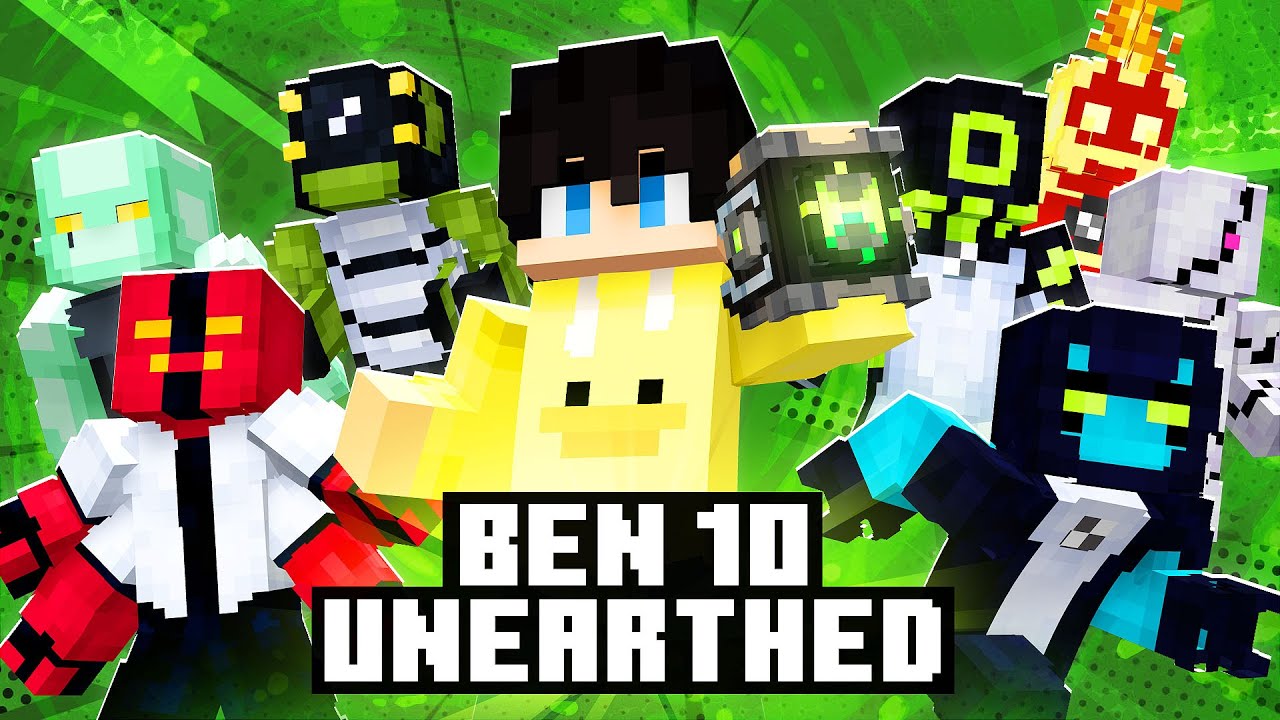 TESTEI o NOVO MOD BEN 10 UNEARTHED no Minecraft - YouTube