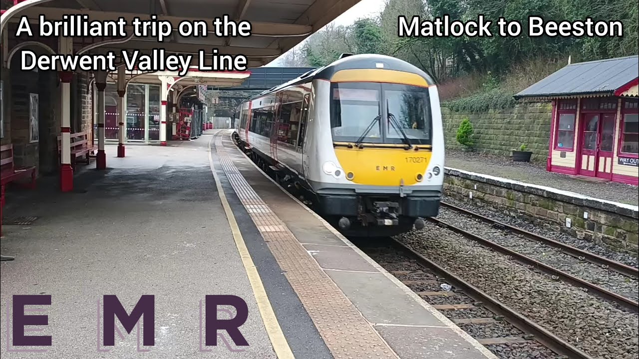 EMR Class 170 “Turbostar” Review - Matlock to Beeston (24/01/23) - YouTube