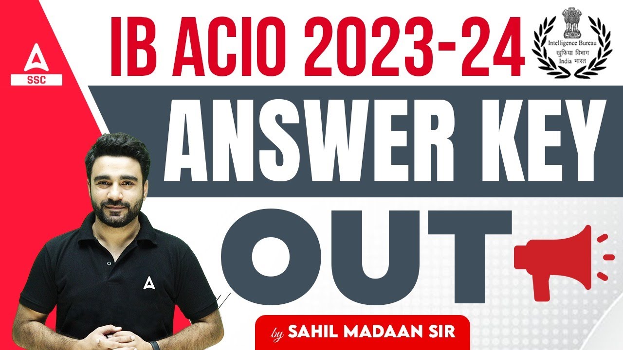 IB ACIO Answer Key 2024 Out | IB ACIO Answer Key Link | IB Answer Key ...
