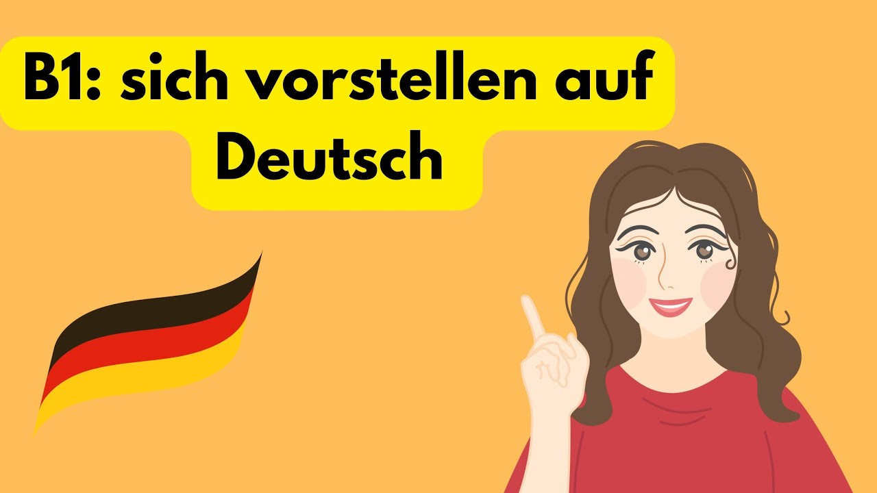B1: sich vorstellen auf Deutsch B1 prüfung sprechen b1 Zertifikat - YouTube