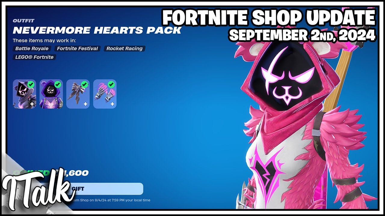 RAVEN TEAM LEADER IS BACK! Fortnite Item Shop [September 2nd, 2024 ...