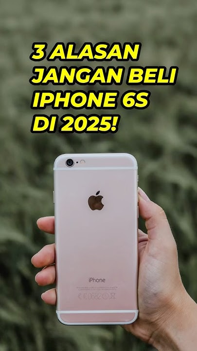 3 alasan jangan beli iPhone 6s di 2025! #iphone #iphonemurah #iphone6s #review # ...